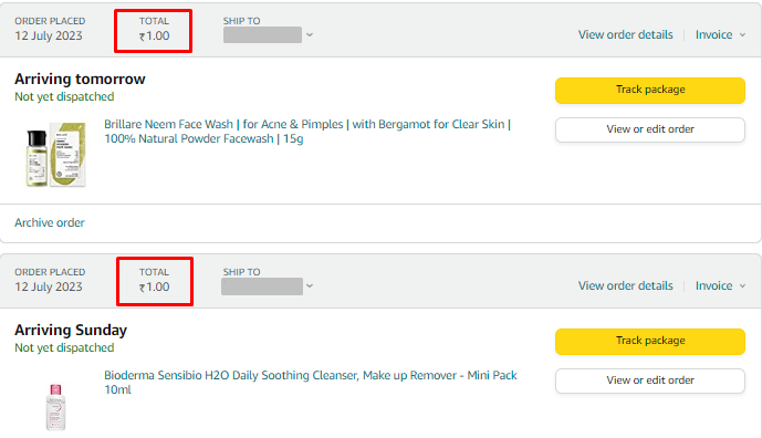 Amazon Sample Rs.1 Deal [Live Now] | Products @Rs.1 Only